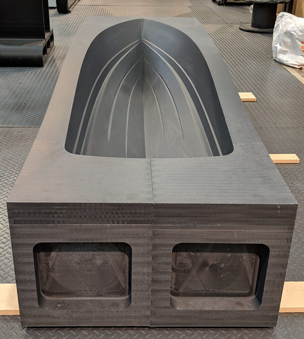 Thermwood Validates Additive Production of Yacht Hull Molds