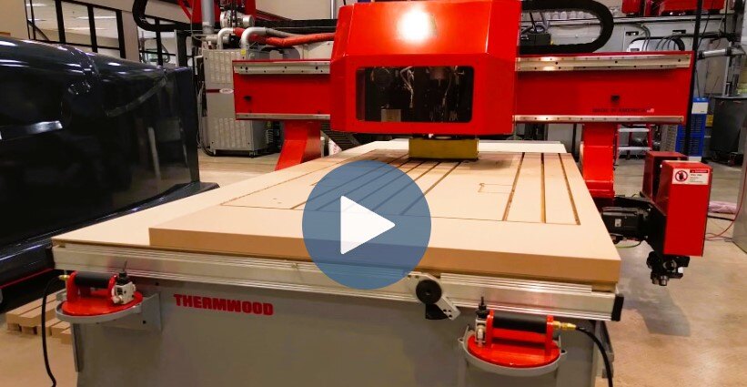 Thermwood CLA Trim and Drill Vacuum Fixture Project