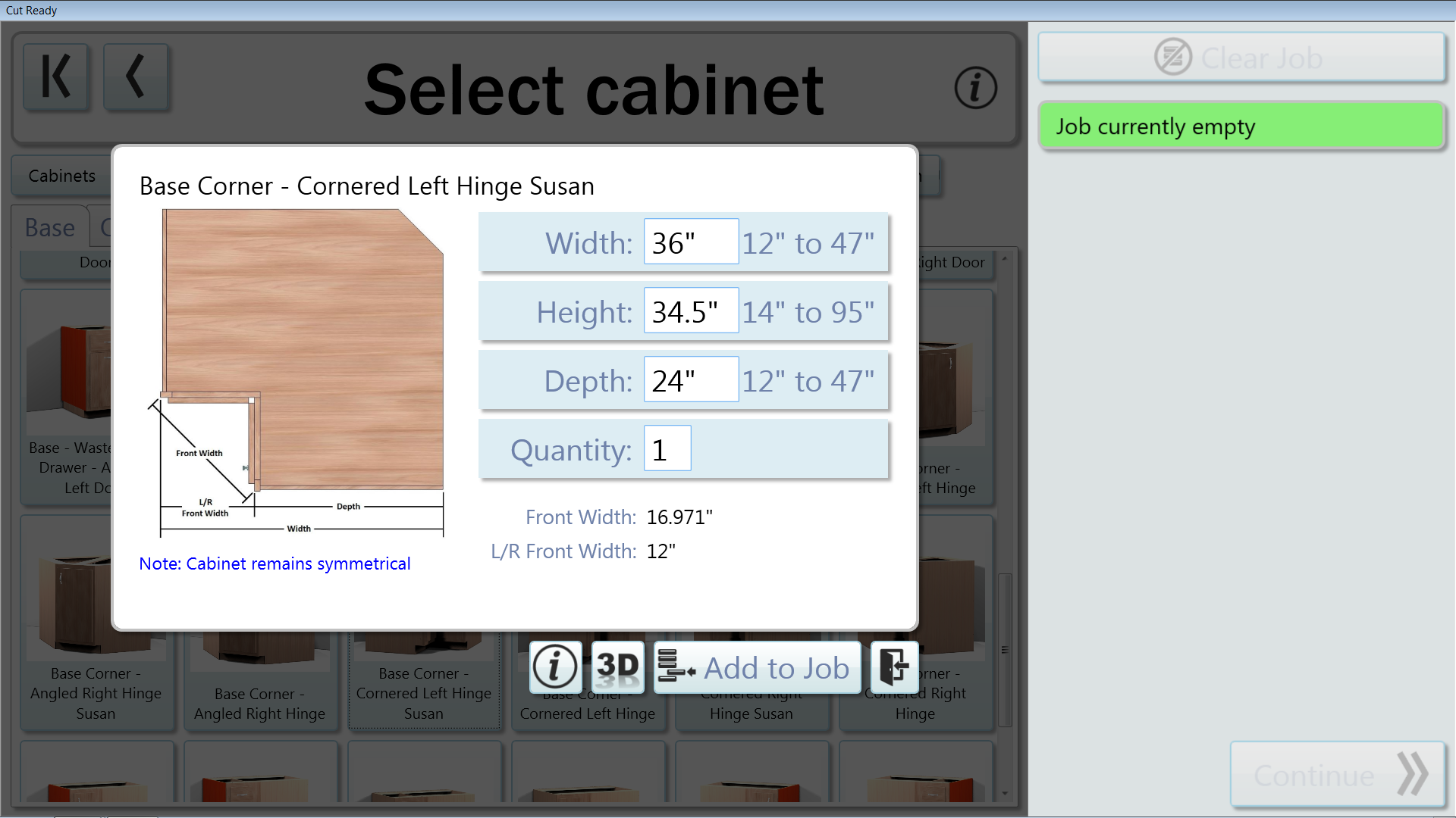Latest Cut Center Update Adds Resizing Corner Cabinets and Much More