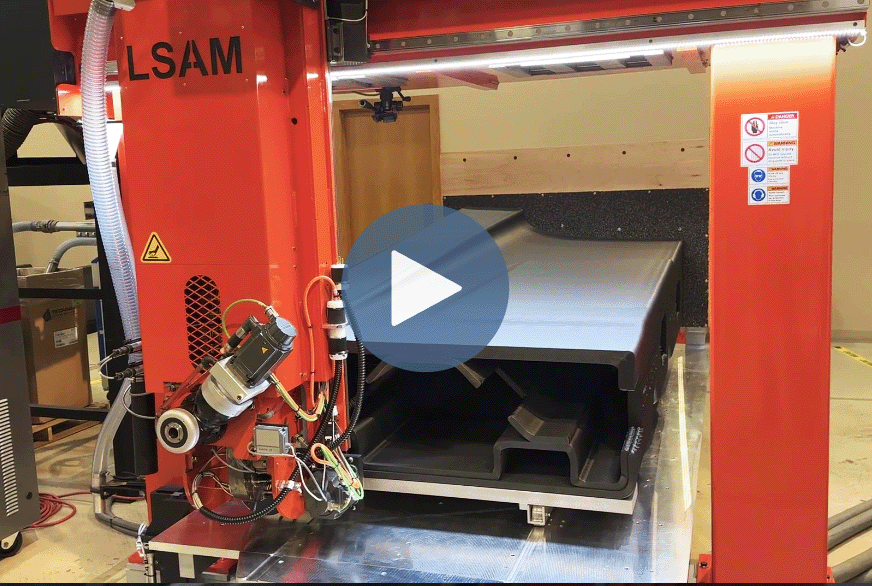 Watch an LSAM AP 510 Print a Large VLP CNC Trim Fixture